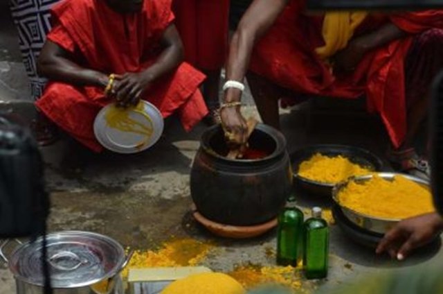 Homowo festival: Rival chiefs clash in Osu