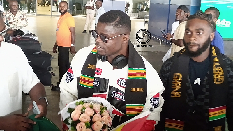 Freezy Macbones arrives in Ghana