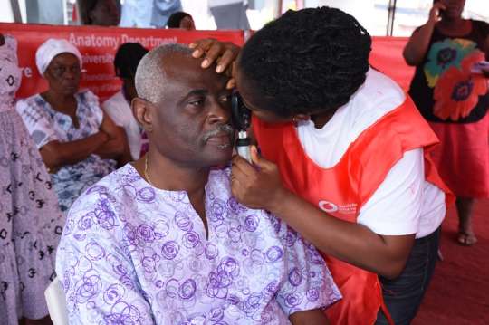 Vodafone Ghana offers medical screening for Osu residents