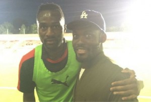 Michael Essien supports friend Daniel Pappoe in Crawley Town win in ...