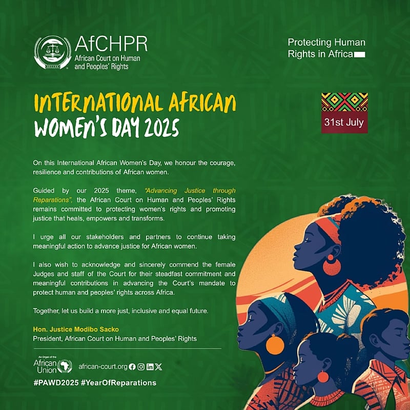 African Court marks Pan-African Women’s Day