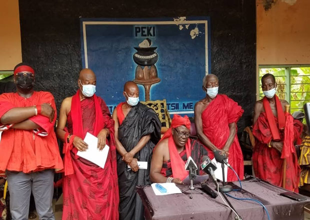 Peki cautions Tsito against planned installation of Chief for disputed land