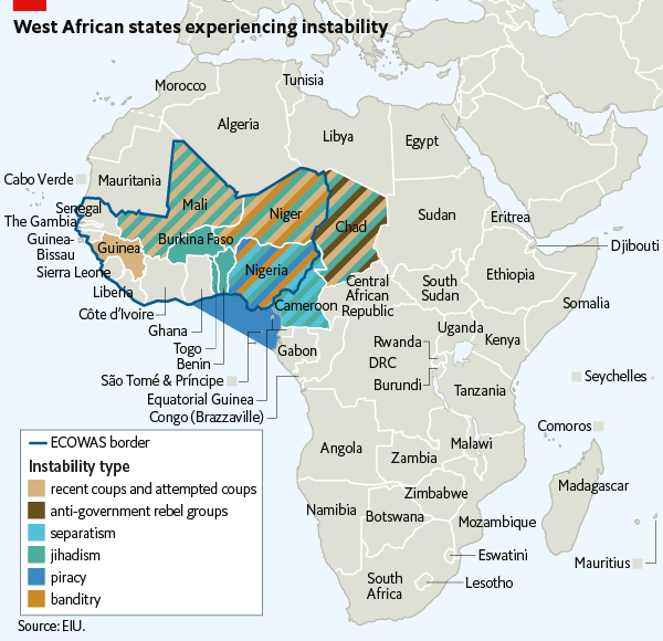 West Africa's Political Instability: The Role of Military Coups ...
