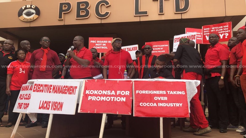 PBC Workers Demonstrate Over Poor Management