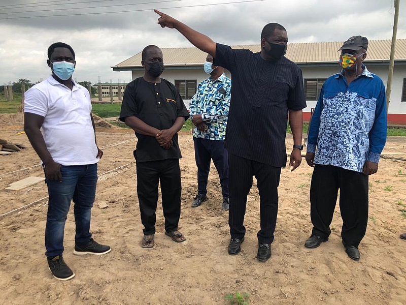 Adaklu MP, NDC Executives inspect projects in Constituency