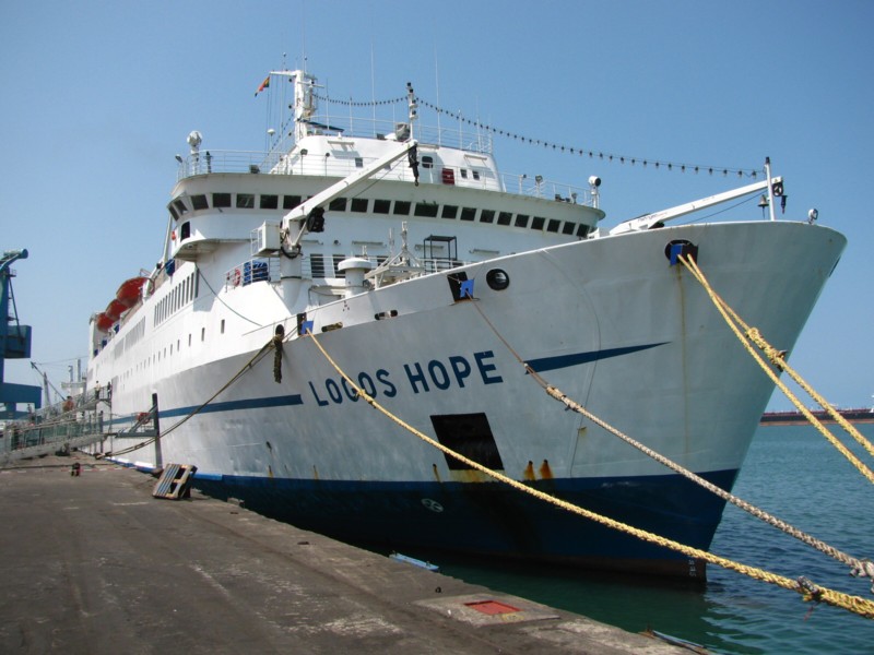 Logos Ship Docks At Tema