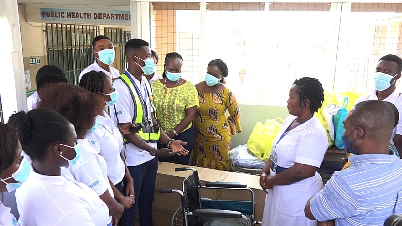 GPHA National Service Personnel refurbishes hospital ward