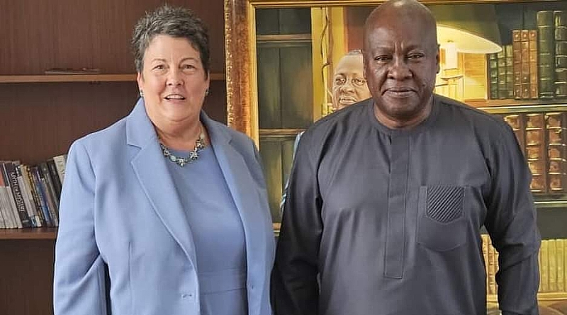 Election 2024: Mahama holds talks with US Ambassador to Ghana Madam ...