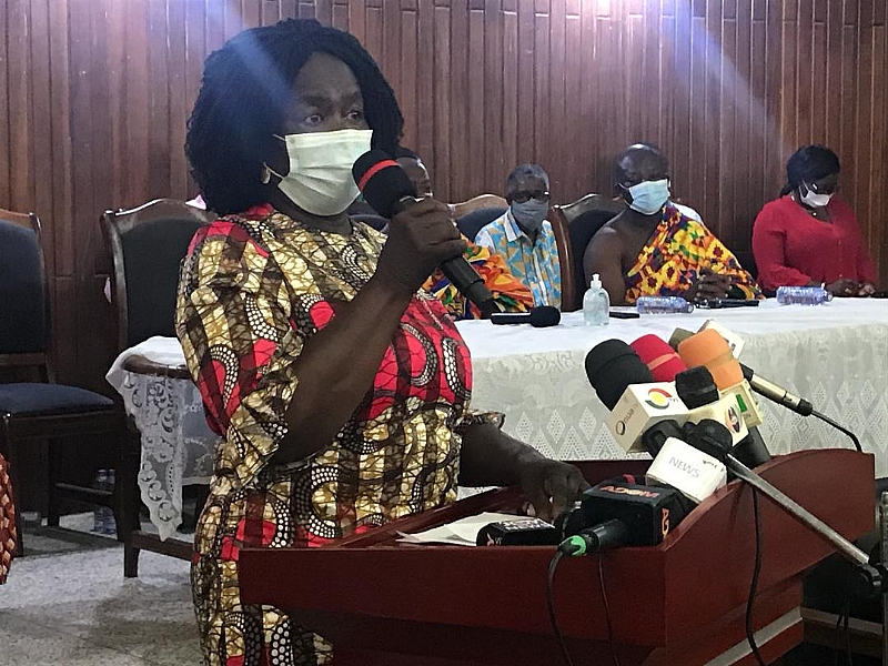 Jane Naana Breaks Down NDC Policies To Chiefs In Western Region
