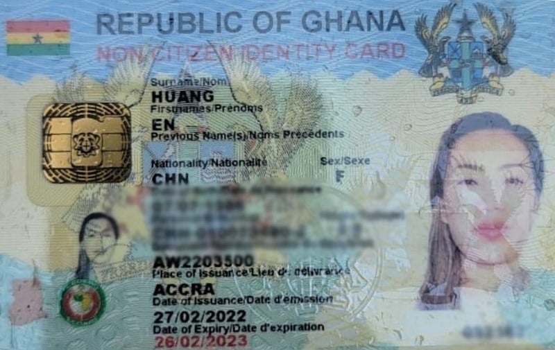 34,712 Ghana card issued to Chinese in Ghana — NIA