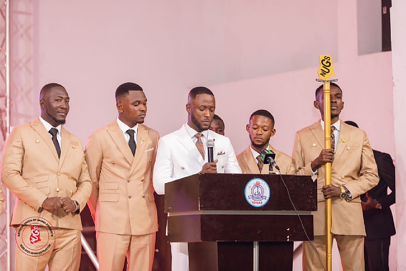 Master Kyeremeh Oppong Daniel sworn into office as 57th President of NUGS