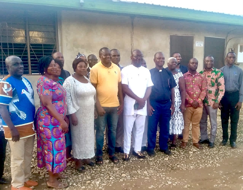 Hon Robert Wisdom Cudjoe meets Prestea Local Council of Churches