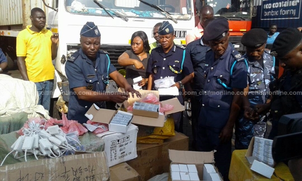 Customs Seize Under-Declared Container From China At Tema Port