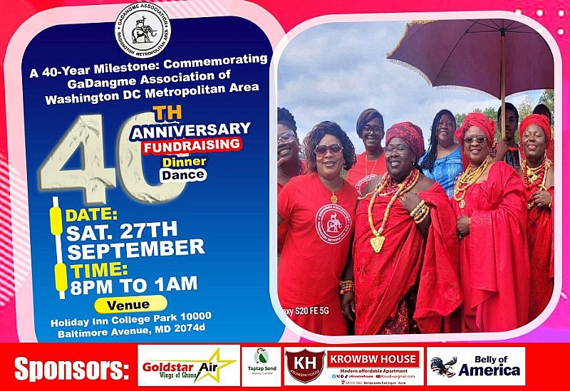 A 40-Year Milestone: Commemorating GaDangme Association of Washington ...