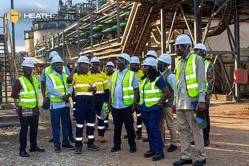Minister of Lands visits Heath Goldfields’ Bogoso-Prestea Mine