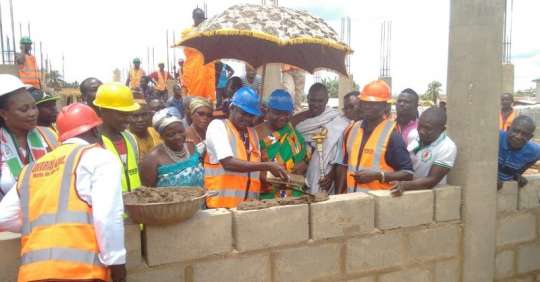 Work begins on modern market at Asamankese