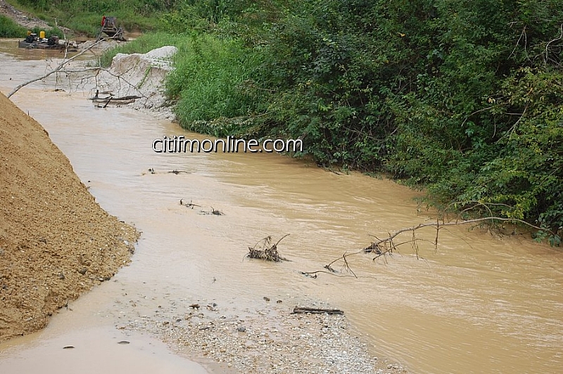 Report: Effects of galamsey on potable water in Obuasi