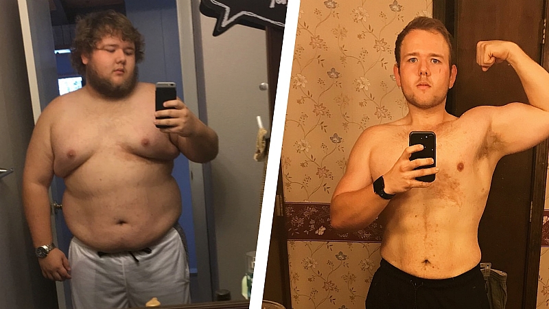 Shocking! This guy achieved a 120-pound weight loss transformation ...