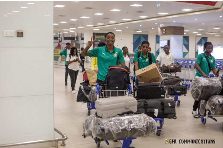 Black Queens touch down Accra after emphatic win over Rwanda