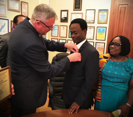 Chairman Of The Church Of Pentecost Honoured In Ukraine