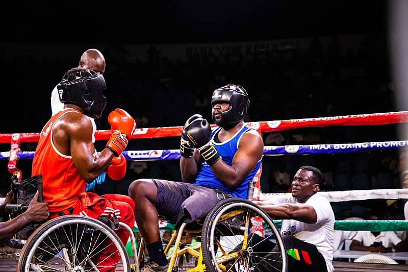 Para Boxers thrill at Bukom Boxing Arena