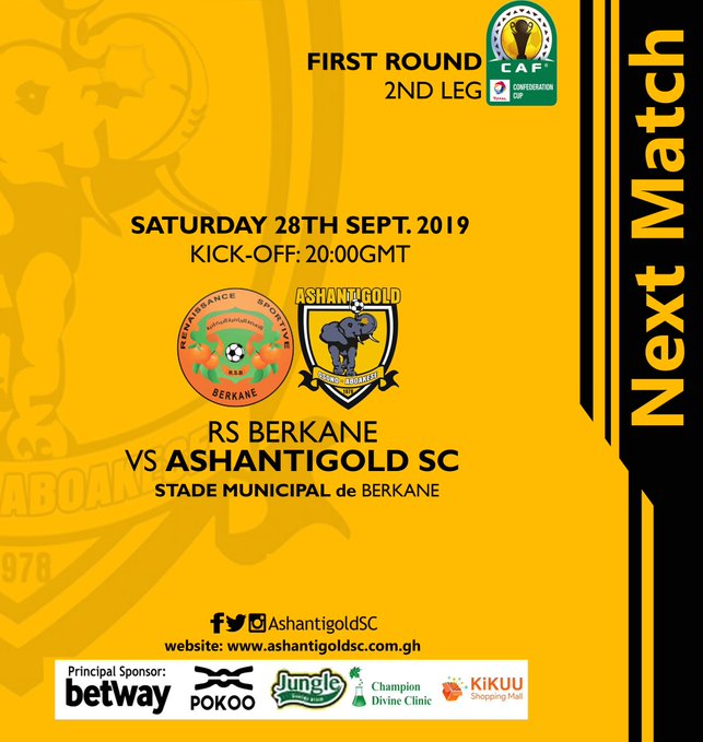 CAF Confederations Cup: Ashgold Clash With RS Bekane In Deciding ...