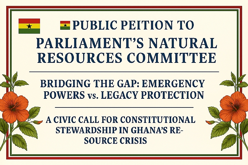 Public Petition To Parliament’s Natural Resources Committee
