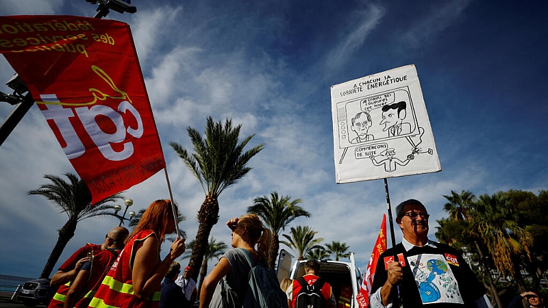 Thousands take to the streets as workers strike across France for pay ...