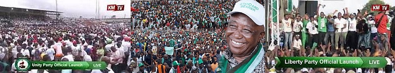 Change Vs Continuity: The Respective Campaign Launching Of The Liberty, All Liberian, And The ...