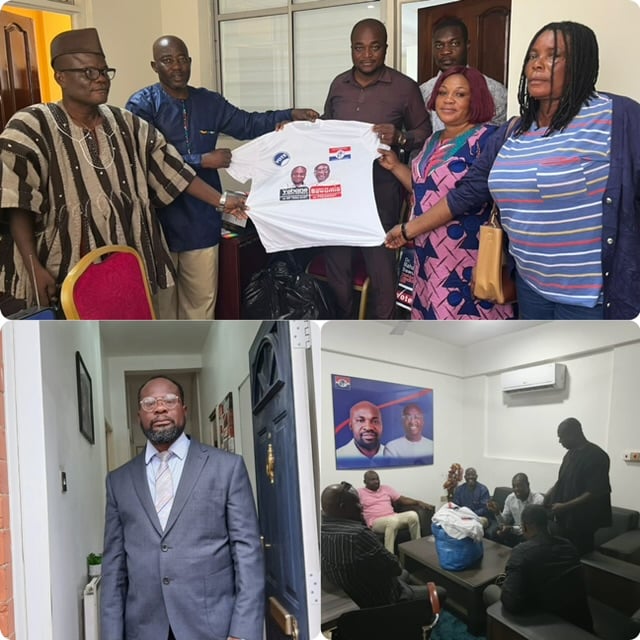 Daniel Mensah Komieter JNR donates campaign materials to NPP candidates ...