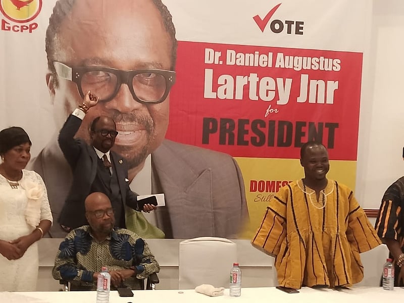 GCPP elects Dr. Daniel Augustus Lartey Jnr. as flagbearer