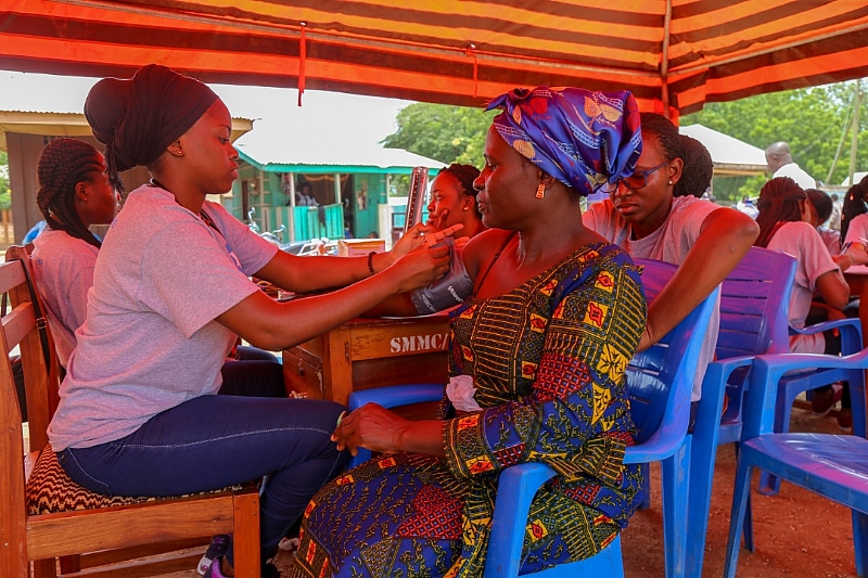 Seikwa Residents Enjoy Free Health Screening