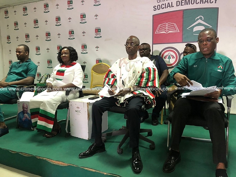 NDC swears in new national executives