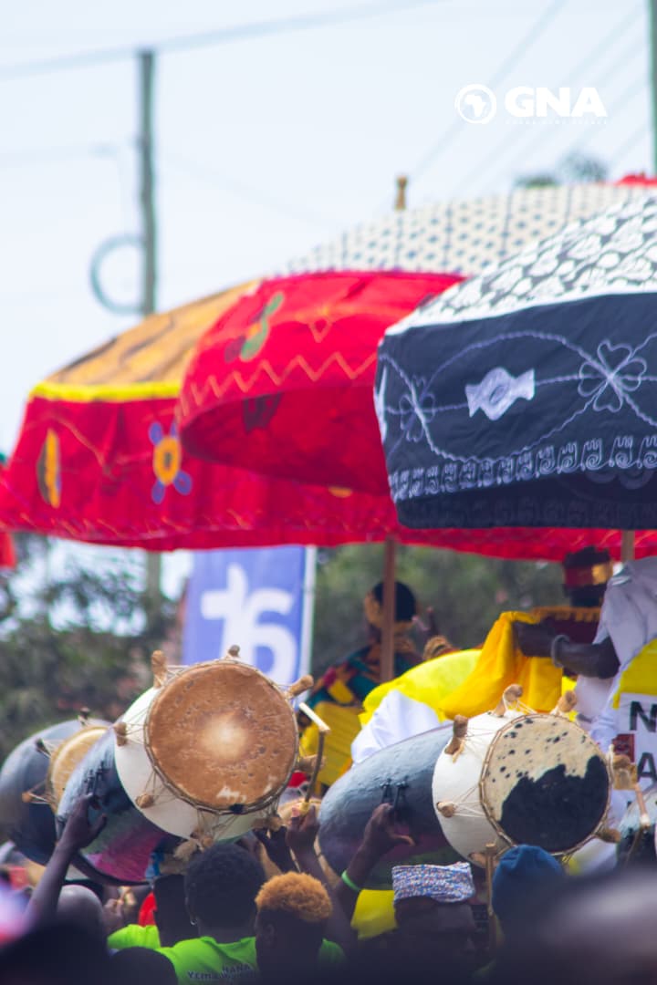 Oguaa Fetu Afahye underway in Cape Coast
