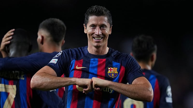 UCL: Lewandowski scores hat-trick as Barcelona humiliate Plzen