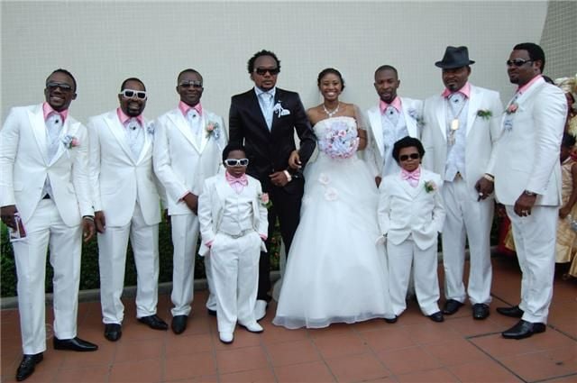 When KCPRESH' brother tied the knot:CHECK OUT AKI N PAWPAW!