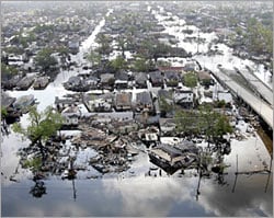 New Orleans' sinking intensifies