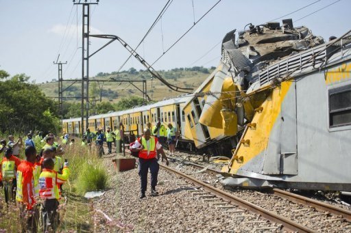 150 in hospital after South Africa rail crash