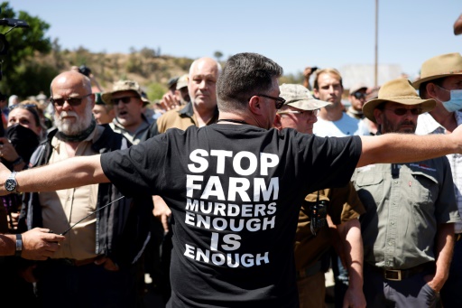 Tensions as suspects in S.Africa white farmer murder in court