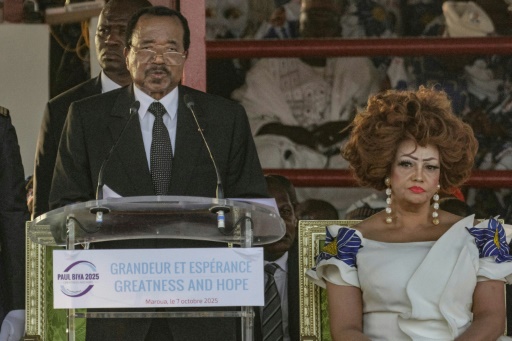 Cameroon president, 92, stages first appearance of election