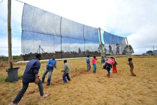 Fog harvesting gives water to S. African village