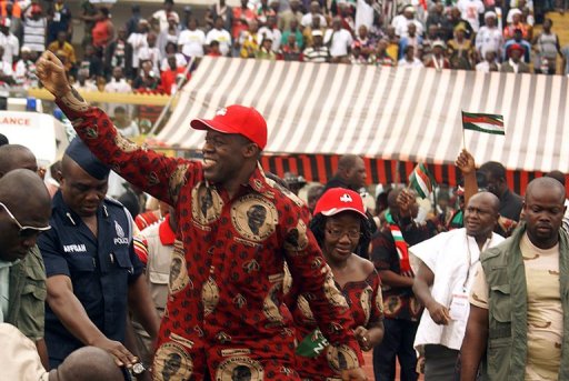 Ghana leader pledges unity as party meets to endorse him