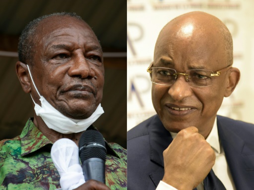 Old foes: Guinea's president and his 'technocrat' election rival