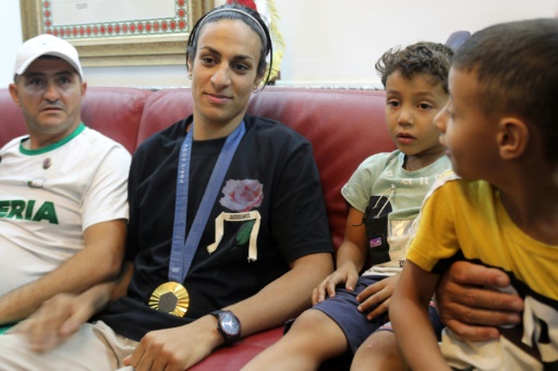Algerian city welcomes home gold-winner Khelif