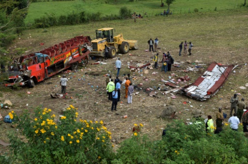 Kenya bus crash kills at least 50