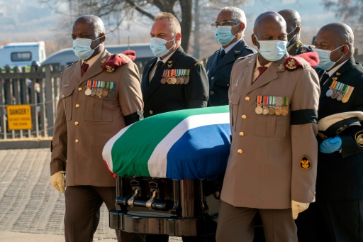 S. African anti-apartheid icon Mlangeni laid to rest