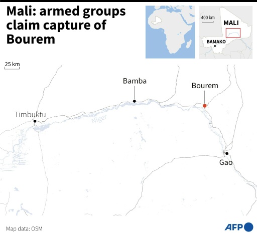 Armed groups in northern Mali claim capture of key town