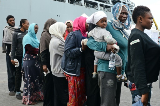 More than 1,300 migrants brought to Sicily
