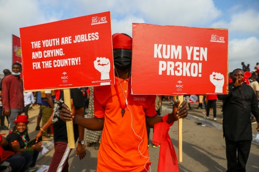 Ghana opposition rallies over economic woes, protest deaths