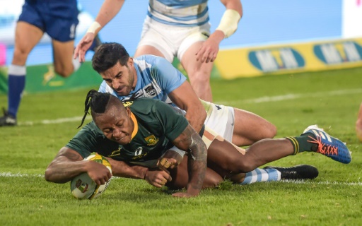 Nkosi double helps Springboks beat Pumas in World Cup warm-up